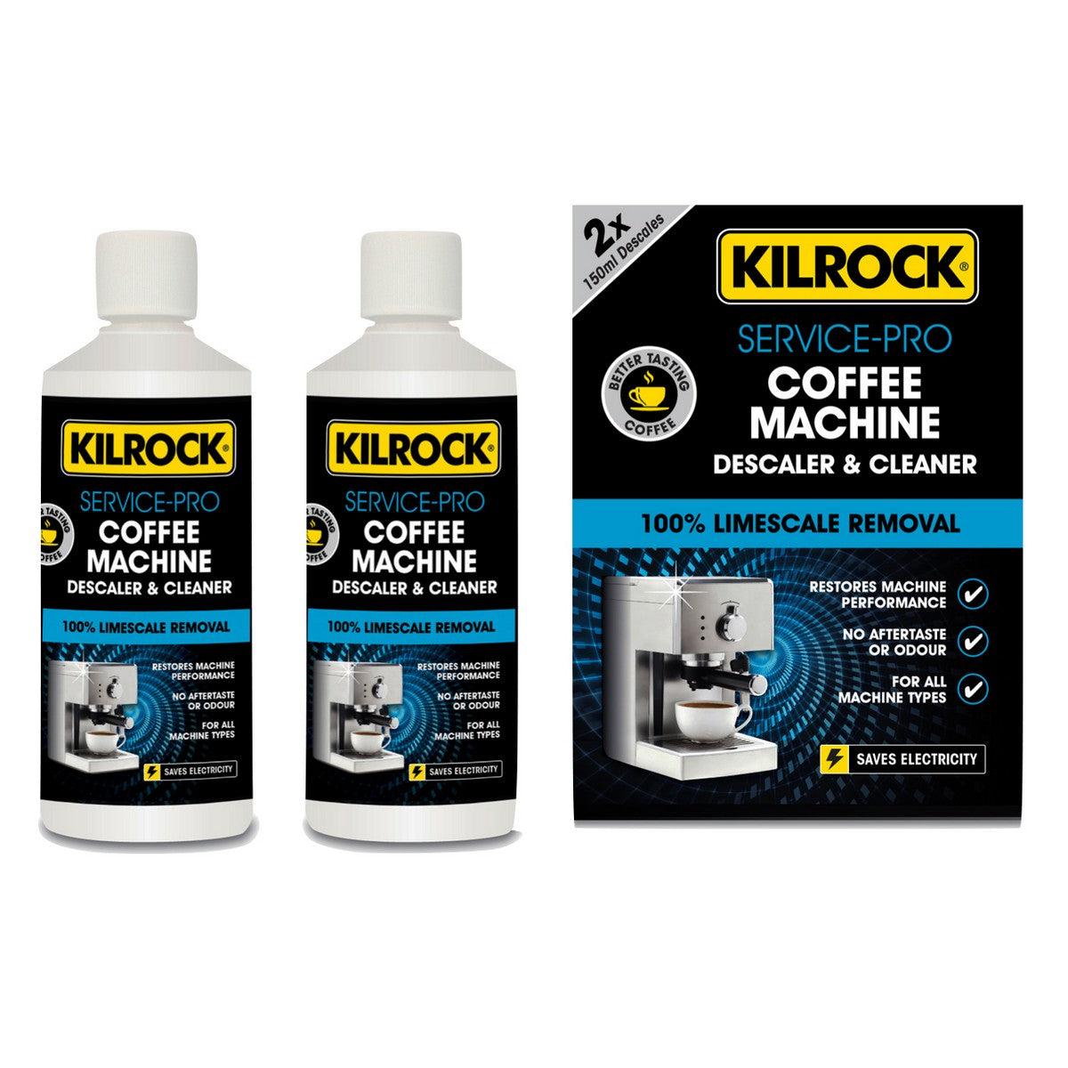 New Original Kilrock Espresso Descaler (2x150ml) – Union Spares